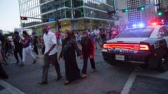Dallas police shootings: Photo gallery - BBC News