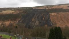 Nefyn beach landslide: People warned to keep away - BBC News