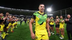 Rugby League World Cup: New Zealand 68-6 Jamaica - Dallin Watene ...