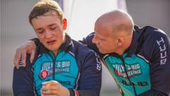 Billy Monger completes 'epic' Comic Relief challenge - BBC News