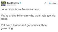 John Lewis: Trump slammed for attack on rights icon - BBC News