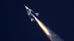 Virgin's Unity plane rockets skyward - BBC News