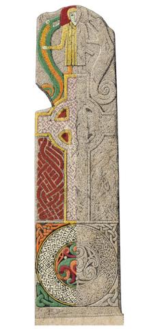 Scotland's carved Pictish stones re-imagined in colour - BBC News