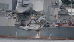 USS Fitzgerald: US Navy to discipline dozen sailors - BBC News