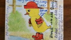 Birthday card exchanged for 33 years lost in post - BBC News