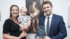 BP Portrait Award: Benjamin Sullivan's painting of nursing wife wins ...