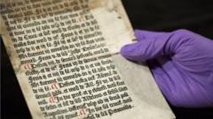 'Incredibly rare' William Caxton print discovered - BBC News