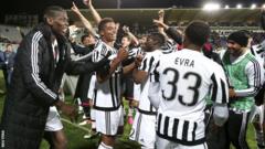 Juventus win fifth straight Serie A title as Napoli lose to Roma - BBC ...