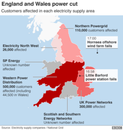 UK power cut: Why it caused so much disruption - BBC News