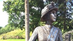Suffragette statues mark 100 years of women's first vote - BBC News