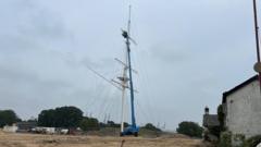 Former HMS Ganges Royal Navy returns after restoration - BBC News