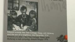 Cardiff Uni grant to conserve Edward Thomas notebooks - BBC News