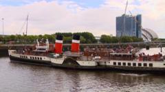 Twenty four injured as Waverley crashes into pier - BBC News