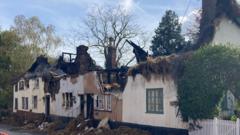 Couple lost Bardwell cottage to fire weeks before baby's birth - BBC News