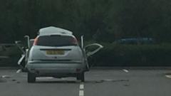 Air freshener causes car to explode in B&Q car park in Southend - BBC News