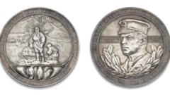 Sir Ernest Shackleton's Antarctic medals to be sold at auction - BBC News