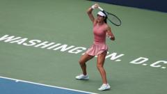 Washington Open: Emma Raducanu beats Maria Sakkari to reach semi-finals ...