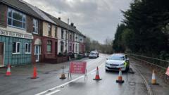 Coedely: Deaths and road closed after bus and car crash - BBC News