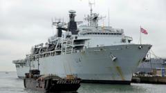 Plymouth-based HMS Protector completes mission to Antarctic - BBC News