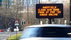 Sheffield clean air zone: Charges begin in plan to beat pollution - BBC ...