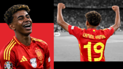 Lamine Yamal: Photos of Lionel Messi bathing Spain wonderkid as a baby ...