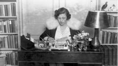 Barbara Cartland celebrated in Hertfordshire exhibition - BBC News