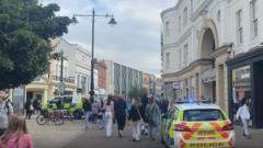 Cheltenham: Regent Arcade 'evacuated' after car fire - BBC News