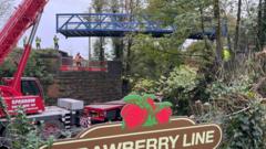 Strawberry Line: New section of former railway line opens as path - BBC ...