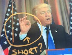 A history of Donald Trump, his 'tiny' fingers - and gold Sharpies - BBC ...