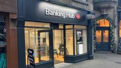 New hub brings banking back to Belper town centre - BBC News