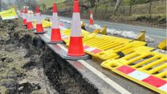 A59 Kex Gill: Road to reopen after months of repairs - BBC News