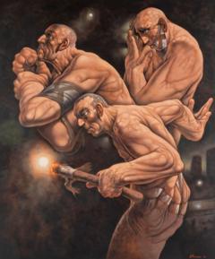 Peter Howson: My work is quite full-on - BBC News