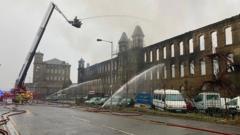 Keighley: Latest fire at Dalton Mills treated as arson - BBC News
