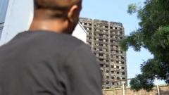 The Grenfell survivor rebuilding his life, two weeks on - BBC News