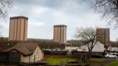 Motherwell tower blocks to be demolished in 'controlled blowdown' - BBC ...