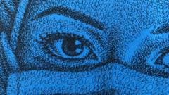 Coronavirus: Art student creates nurse 'hero' portrait - BBC News