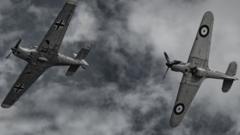 Battle of Britain: Pilot John Hemingway says he was lucky to survive ...