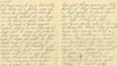 Armistice Day: Forgotten letters from WW1 - BBC News