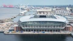 Everton Way widened to make room for fans' engraved stones - BBC News
