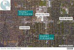 Iowa police killing: Suspect held after two officers shot - BBC News