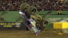 Monster Jam London: Inside the world of monster truck driving - BBC News