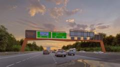 New images showcase Lower Thames Crossing between Kent and Essex - BBC News