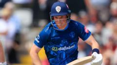 Derbyshire's Harry Came hits maiden hundred in win over Middlesex - BBC ...