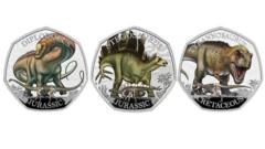 Coins: Royal Mint to release special dinosaur-themed 50p pieces - BBC ...