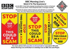 Download scam safe stickers - BBC