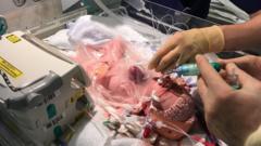 'One-of-a-kind' girl born with heart outside chest has pioneering ...