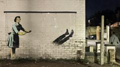Banksy Margate Valentine's Day artwork piece removed again - BBC News