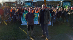 NFU leads protests across the East over inheritance tax reforms - BBC News