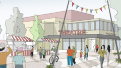 Oakengates sign to return after theatre refurbishment - BBC News