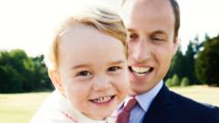 New Prince George photo marks ninth birthday - BBC News